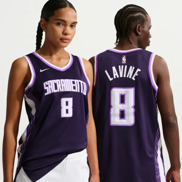 Nike Zach Lavine Sacramento Kings City Edition Nba Swingman Jersey - Purple