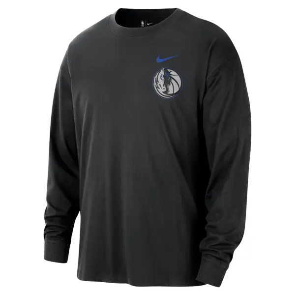 Nike Dallas Mavericks Essential City Edition Nba Long-sleeve T-shirt - Black