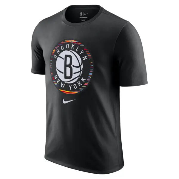 Nike Brooklyn Nets Essential City Edition Nba T-shirt - Black