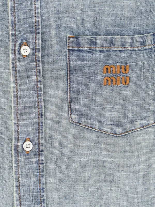Miu Miu Denim Shirt - Blue