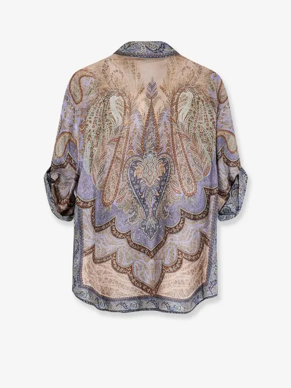 Zimmermann Wanderlust Silk Shirt - Multicolor