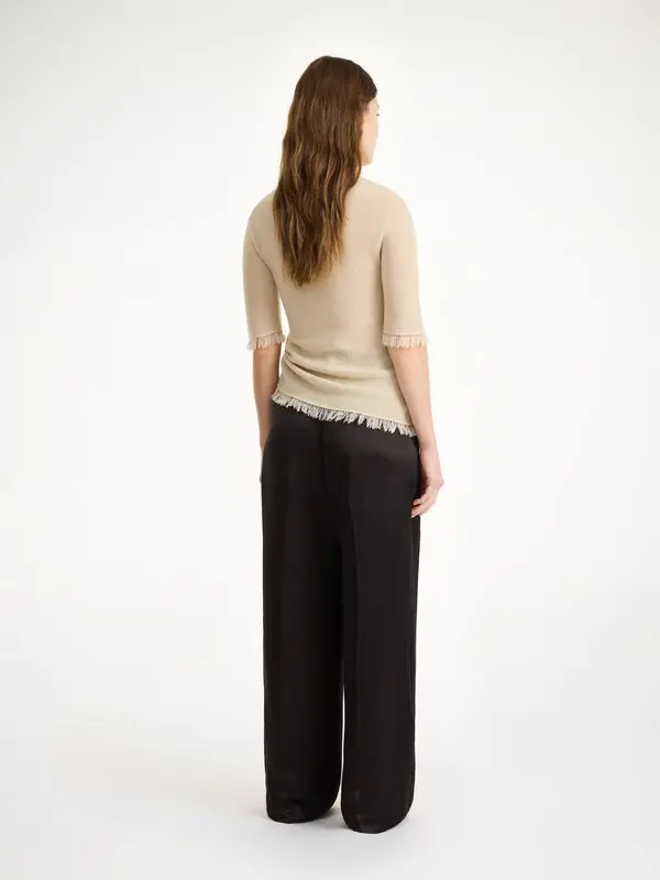 BY MALENE BIRGER Cymbaria High-waist Trousers - Black