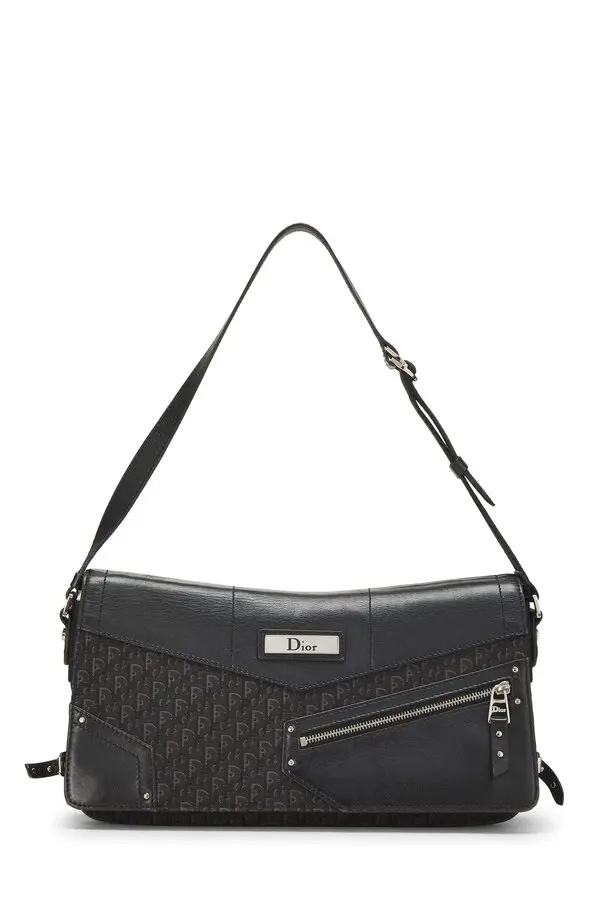 Dior Trotter Canvas Street Chic Shoulder Bag
