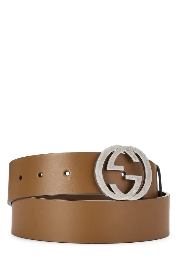 Gucci Interlocking Gg Belt - Brown