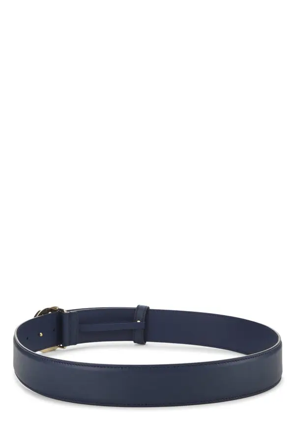 Gucci Interlocking Gg Belt - Navy