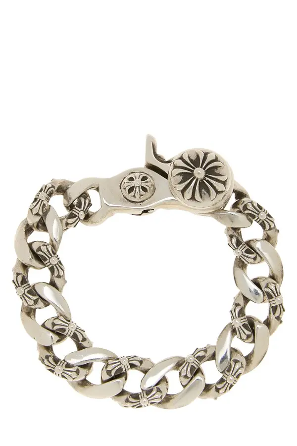 Chrome Hearts Sterling Fancy Link Bracelet - Silver