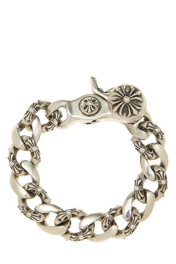 Chrome Hearts Sterling Fancy Link Bracelet - Silver