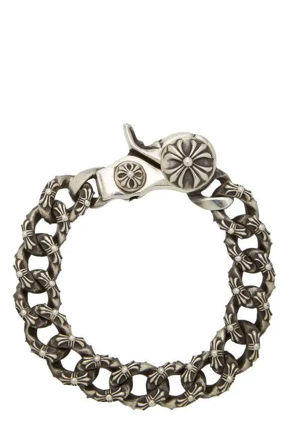 Chrome Hearts Sterling Fancy Link Bracelet - Silver