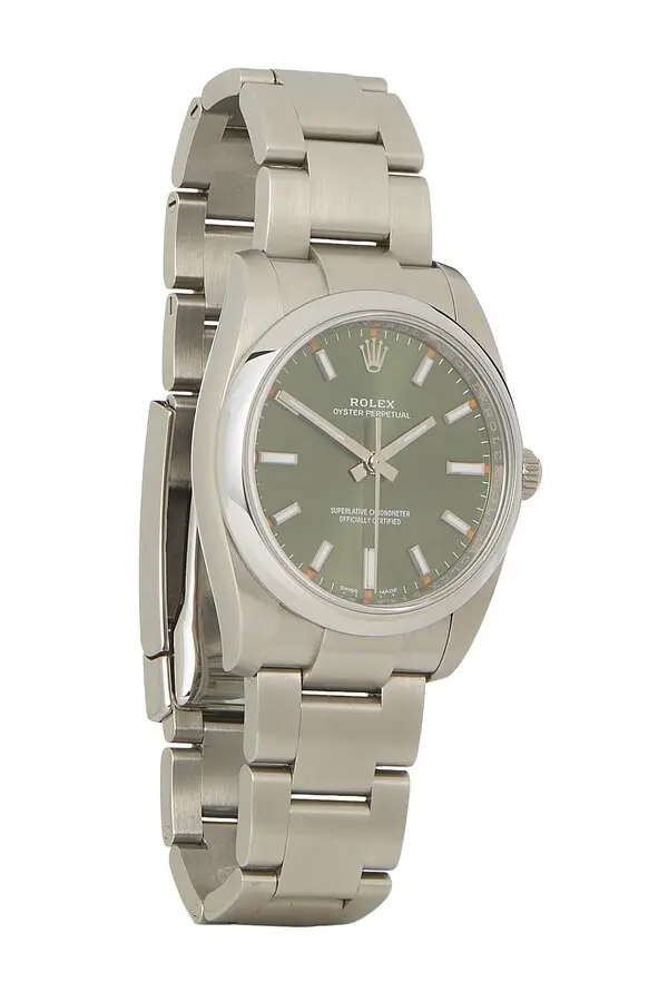 Rolex Stainless Steel Oyster Perpetual 34mm - Green