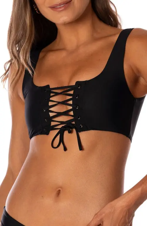 MAAJI Midnight Dazzle Reversible Bikini Top - Black