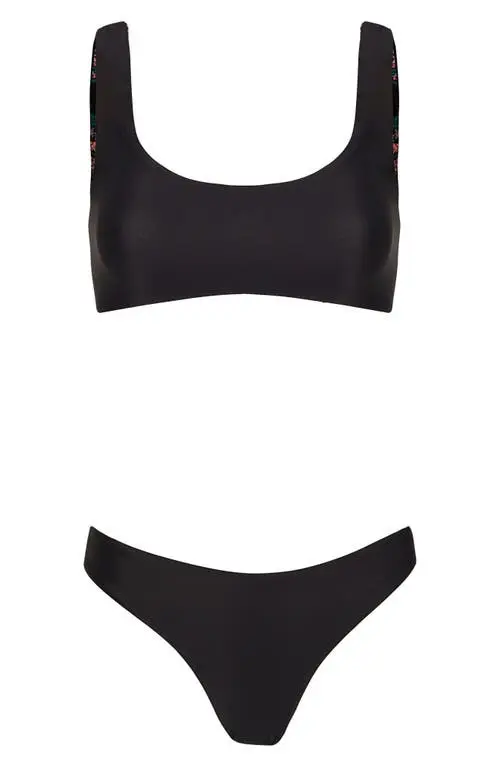 MAAJI Midnight Dazzle Reversible Bikini Top - Black