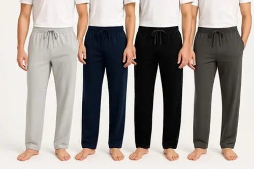 BENBEN 4 Pack Ultra Soft Pajama Pants - Black/charcoal/grey/navy