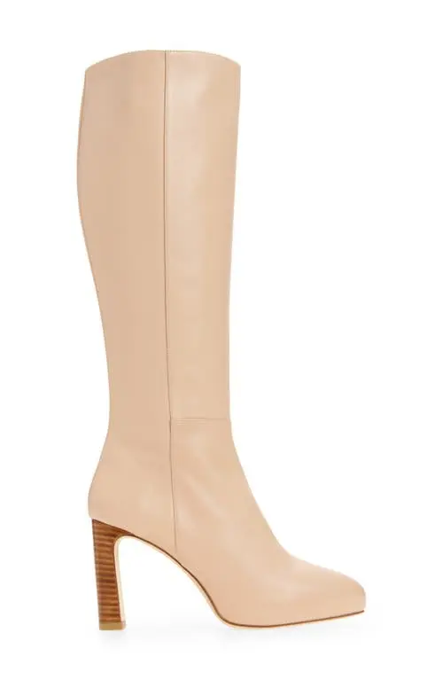 STUART WEITZMAN Babette Platform Bootie - Barely Beige/new Camel