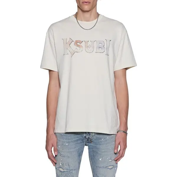 Ksubi Death Snake Biggie Graphic T-shirt - White
