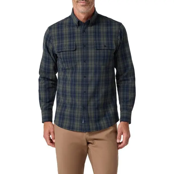 Mizzen+main Upstate Plaid Flannel Button-down Shirt