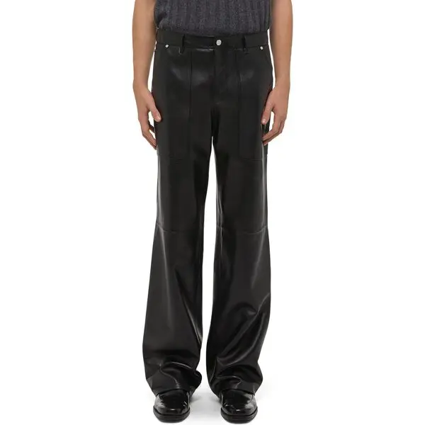 Helmut Lang Bonde Leather Utility Pants