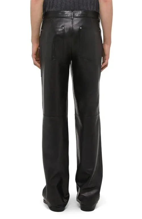 Helmut Lang Bonde Leather Utility Pants