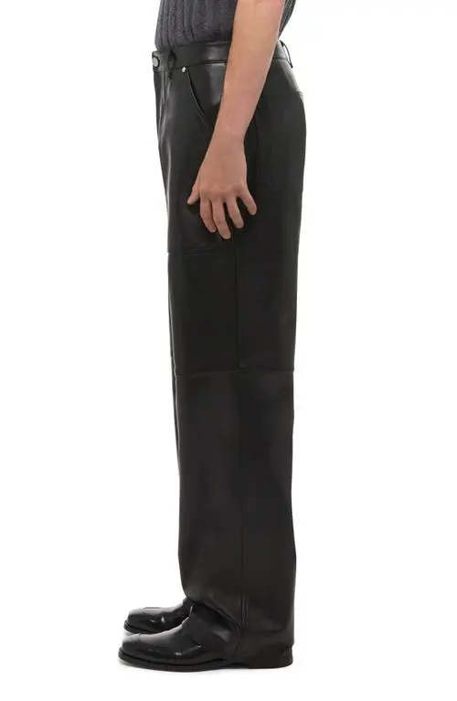 Helmut Lang Bonde Leather Utility Pants