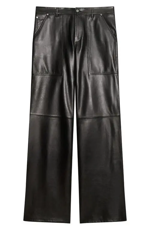Helmut Lang Bonde Leather Utility Pants