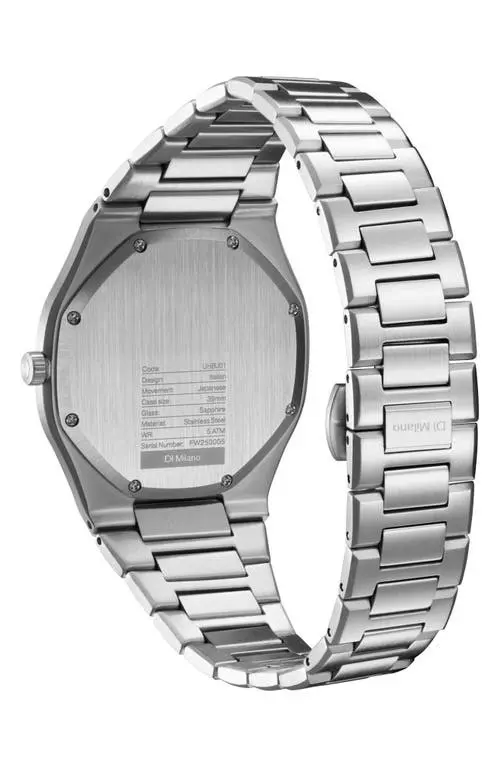 D1 MILANO Ultra Thin Bracelet Watch - Black