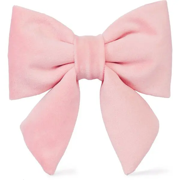 THE FOGGY DOG Velvet Dog Bow - Pink