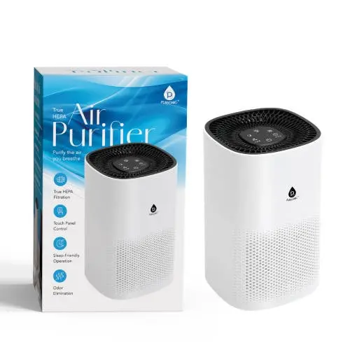 PURSONIC True Hepa Air Purifier 538 Sq Ft Coverage Smart Timer