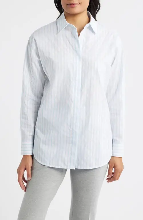 Anne Klein Striped Woven Shirt