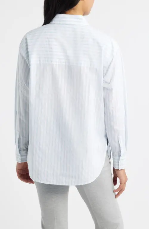 Anne Klein Striped Woven Shirt