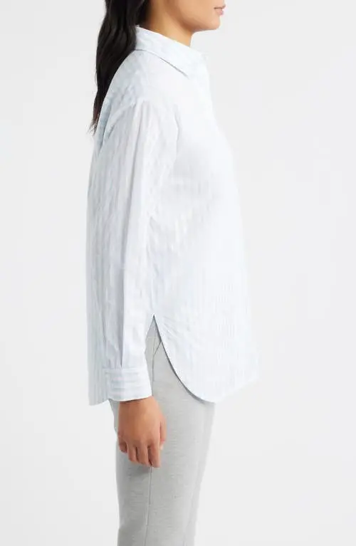 Anne Klein Striped Woven Shirt