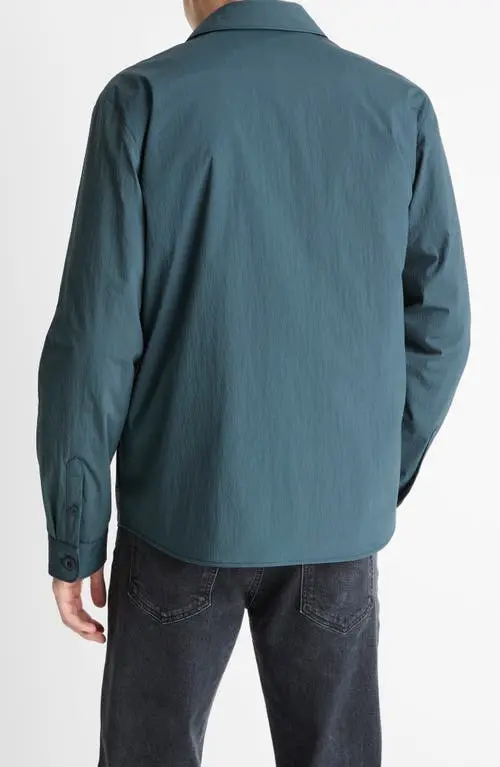 Vince Insulated Cotton Blend Shirt Jacket