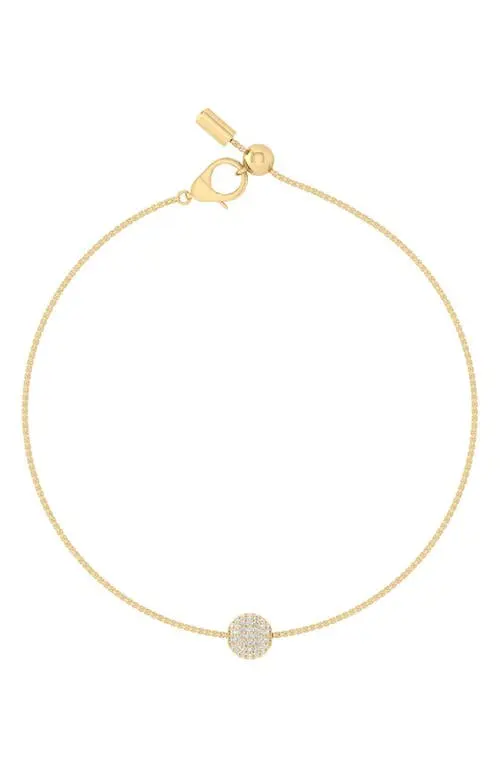 DEAN DAVIDSON Giselle Pavé Pendant Necklace - White Topaz/gold
