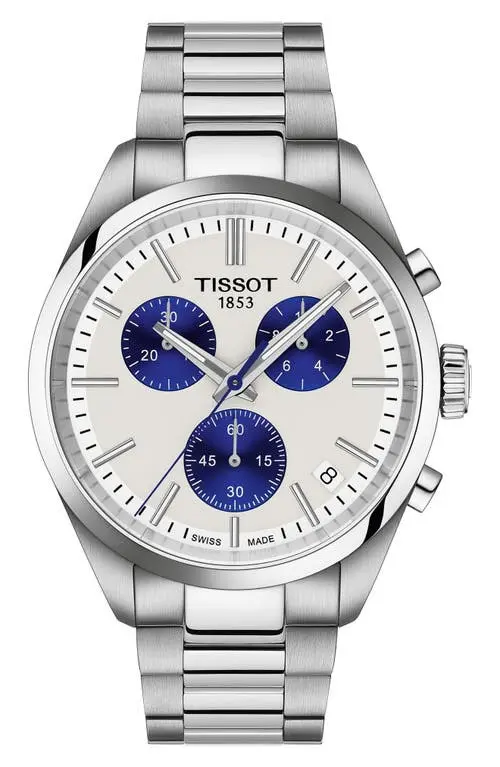 TISSOT Pr 100 Chronograph Bracelet Watch - White