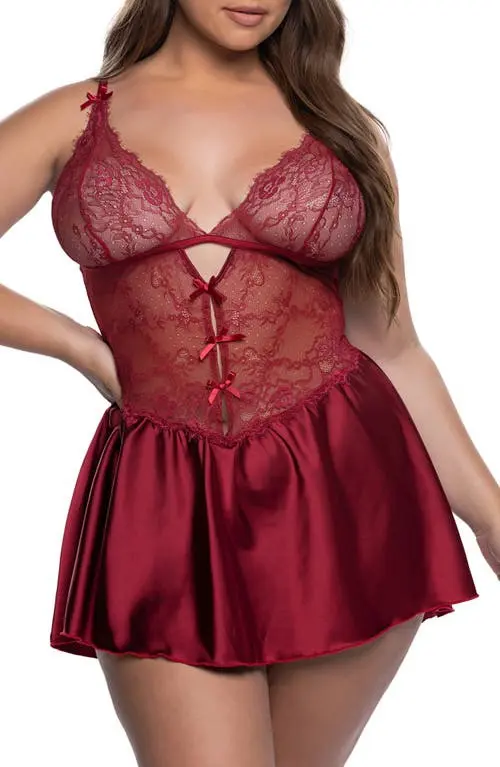 ROMA CONFIDENTIAL Paradise Dream Chemise - Wine