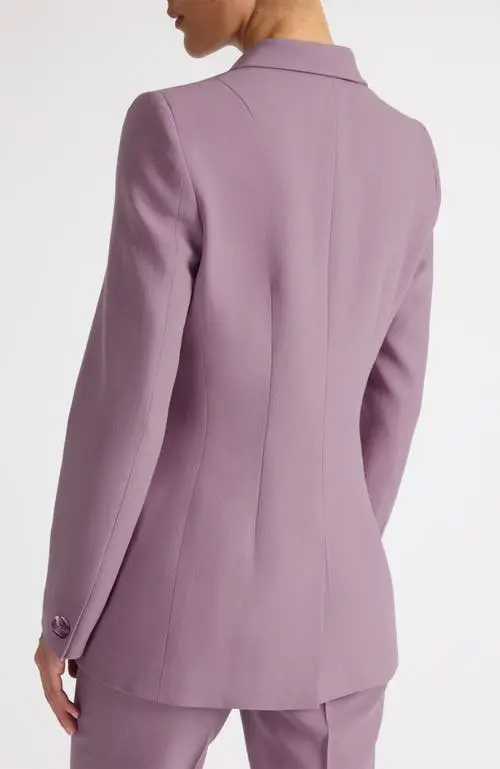 Santorelli Paco Double-breasted Six-button Jacket - Dusty Lilac