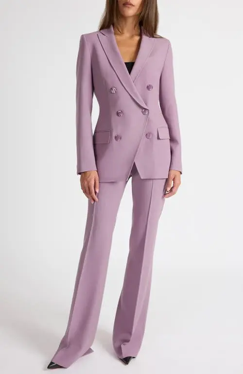 Santorelli Paco Double-breasted Six-button Jacket - Dusty Lilac