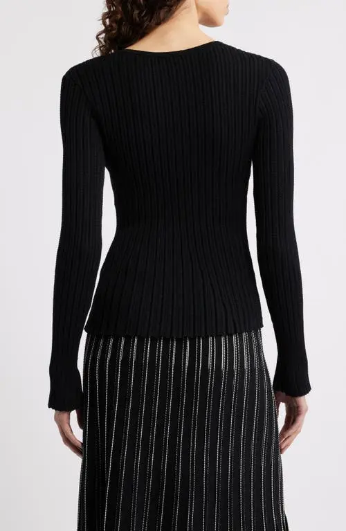 BOSS Rib Knit Top