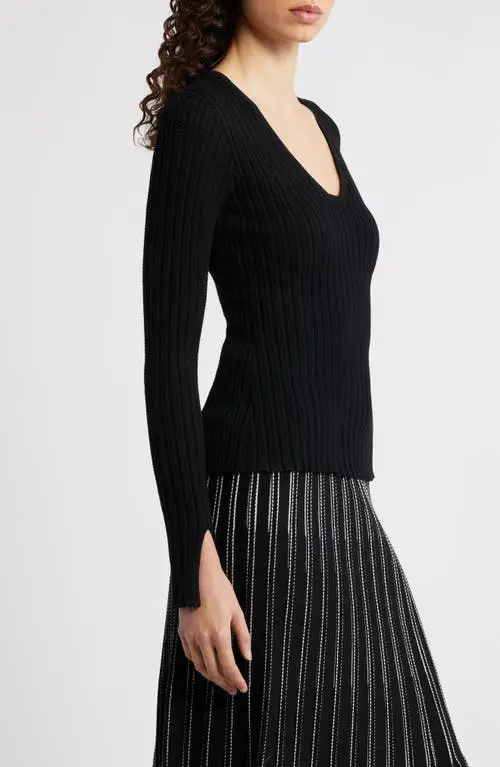 BOSS Rib Knit Top