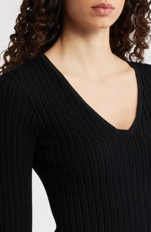 BOSS Rib Knit Top