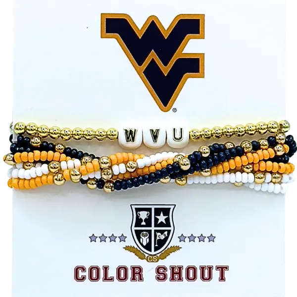 COLOR SHOUT Lucky 7 Bracelet Set - Yellow Gold
