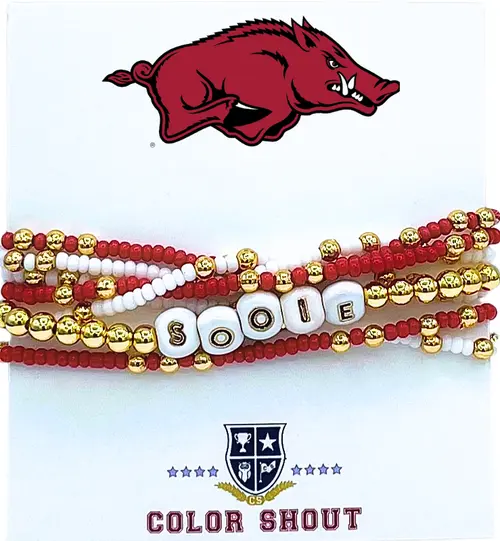 COLOR SHOUT Lucky 7 Bracelet Set - Yellow Gold