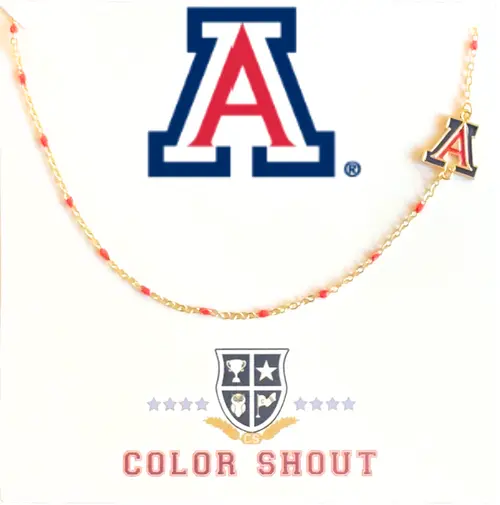 COLOR SHOUT Arizona Side Necklace - Yellow Gold