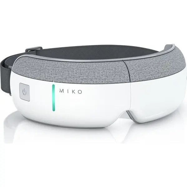 MIKO Gaze Eye Massager With Heat & Bluetooth - White