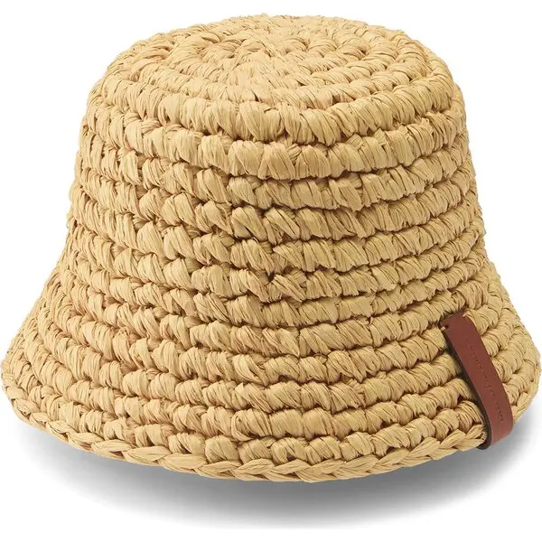 Helen Kaminski Anya Raffia Bucket Hat - Natural