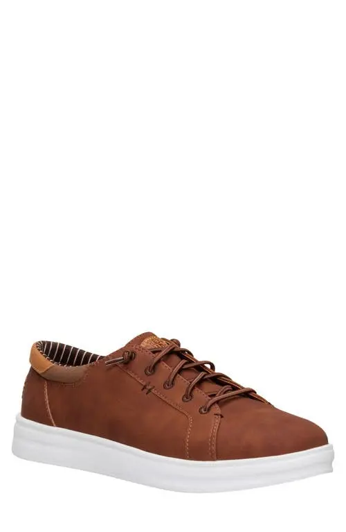 HEY DUDE Paul Pro Low Top Sneakers - Cognac