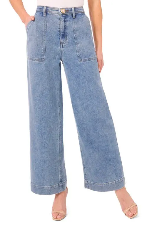 CECE DUPRAZ Wide Leg Jeans - Indigo Wash