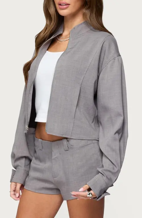 EDIKTED Roshelle High Neck Cropped Jacket