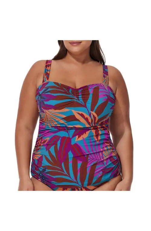 GOTTEX Plantopia Tankini Top - Multi-teal