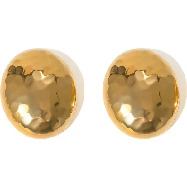 MACRAE & CO. Rounded Stud Earrings - Gold