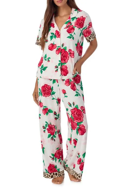 ROOM SERVICE Print Pajamas - Floral Print
