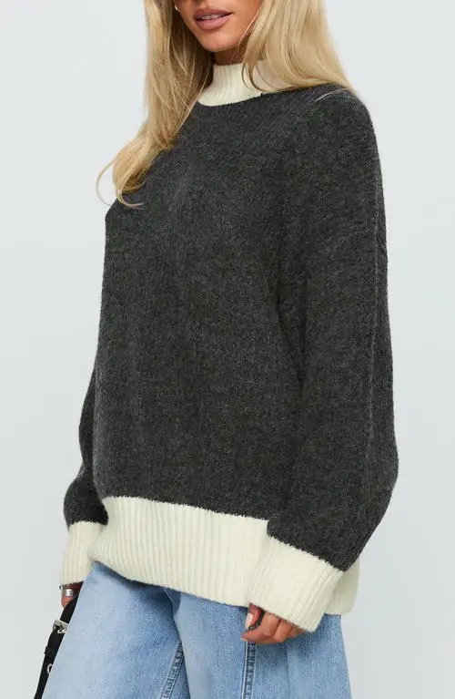 Princess Polly Color Blocked Pullover Sweater
